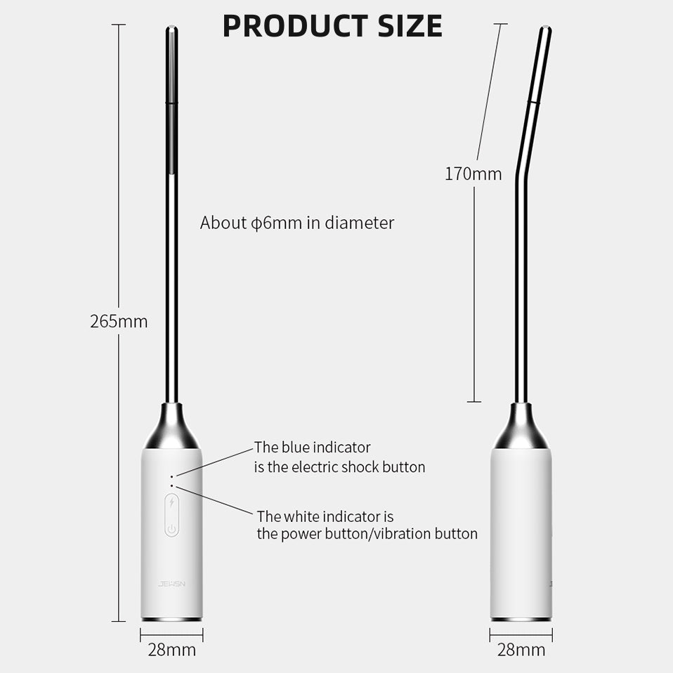 JEUSN electric shock Urethral Orgasm 10 Frequency Vibrating Urethral S ...