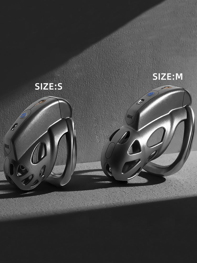 JEUSN Male electric shock Chastity Cage Remote control of mobile app I ...